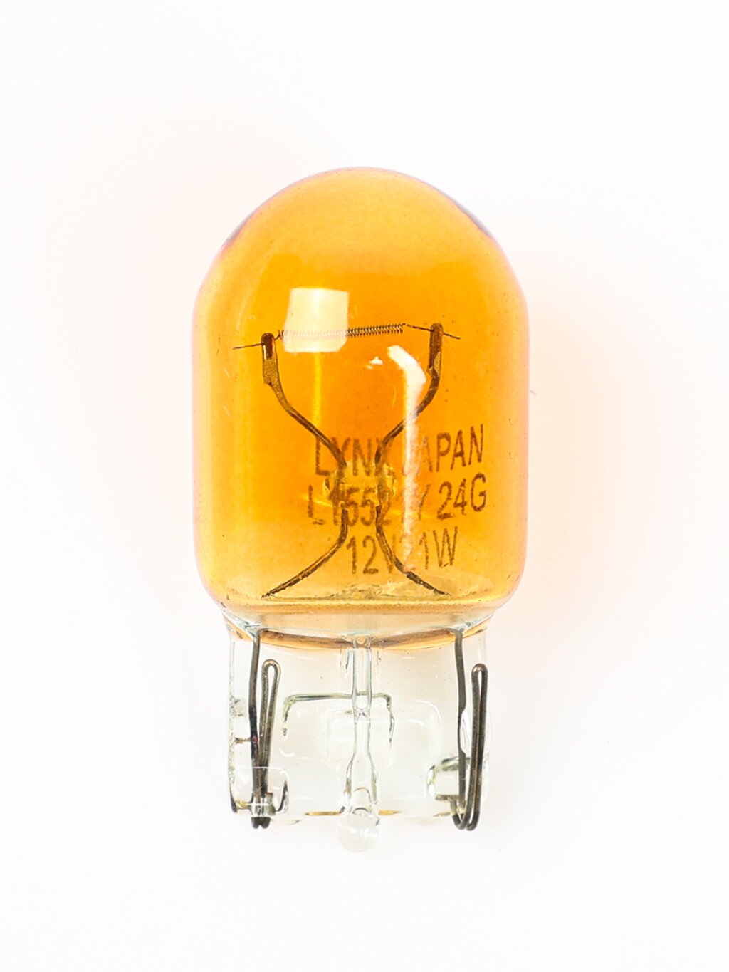 Лампа подсветки LYNXauto L15521Y T20 WY21W (W3x16d) amber 12В 21Вт 1 шт