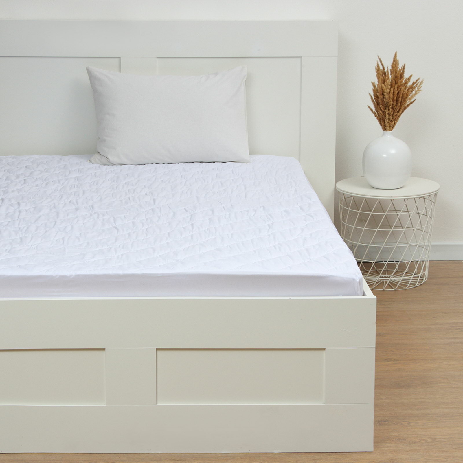 Наматрасник на резинке Aquastop 200x200+25 см, водонепроницаемый, микрофибра