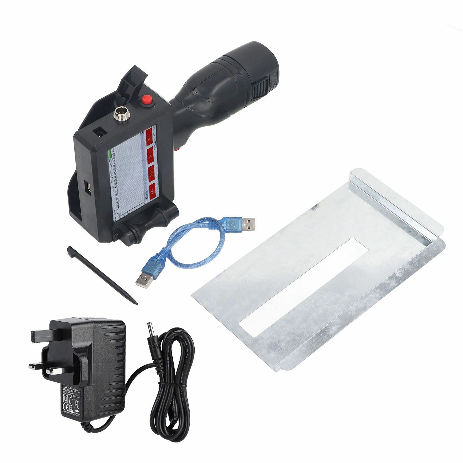 4,3-дюймовый сенсорный ручной струйный принтер 600 точек на дюйм портативная печатная машина 12,7 мм регулируемая высота