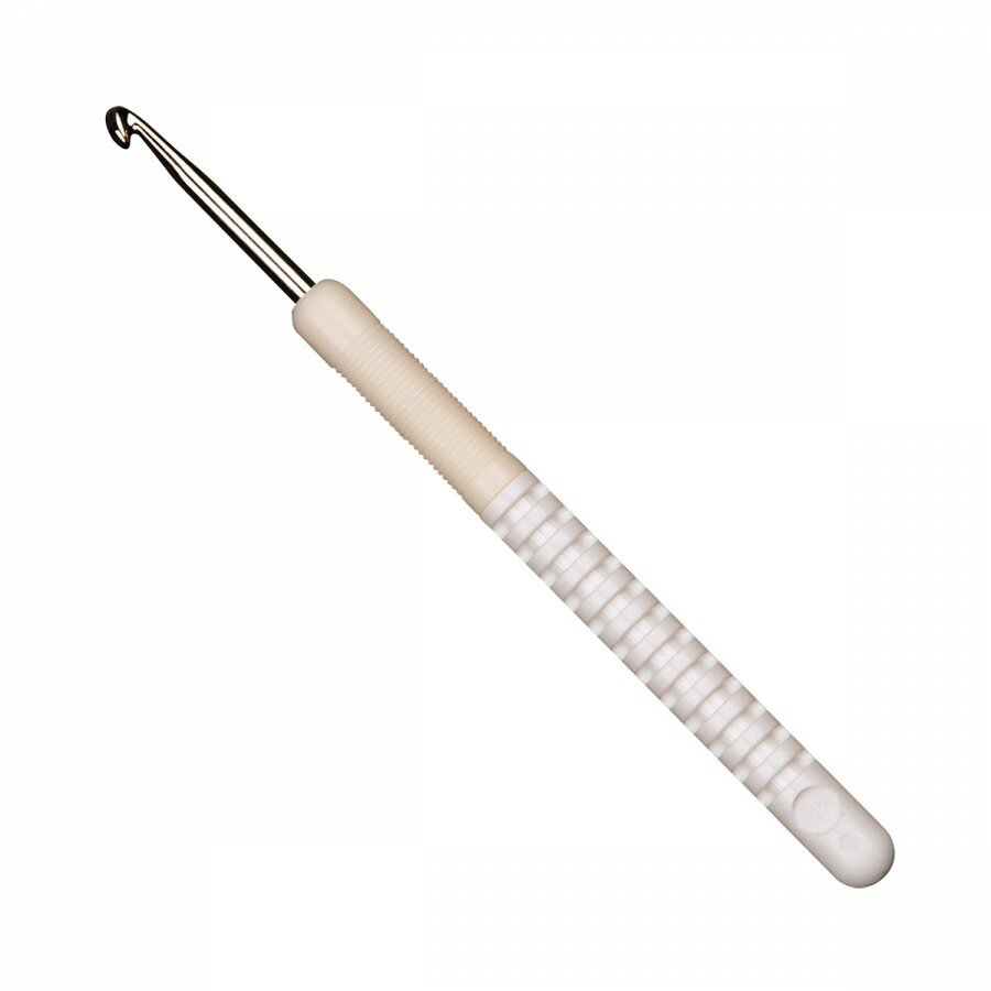 Крючок, вязальный с пластиковой ручкой, N4,5, 15 см