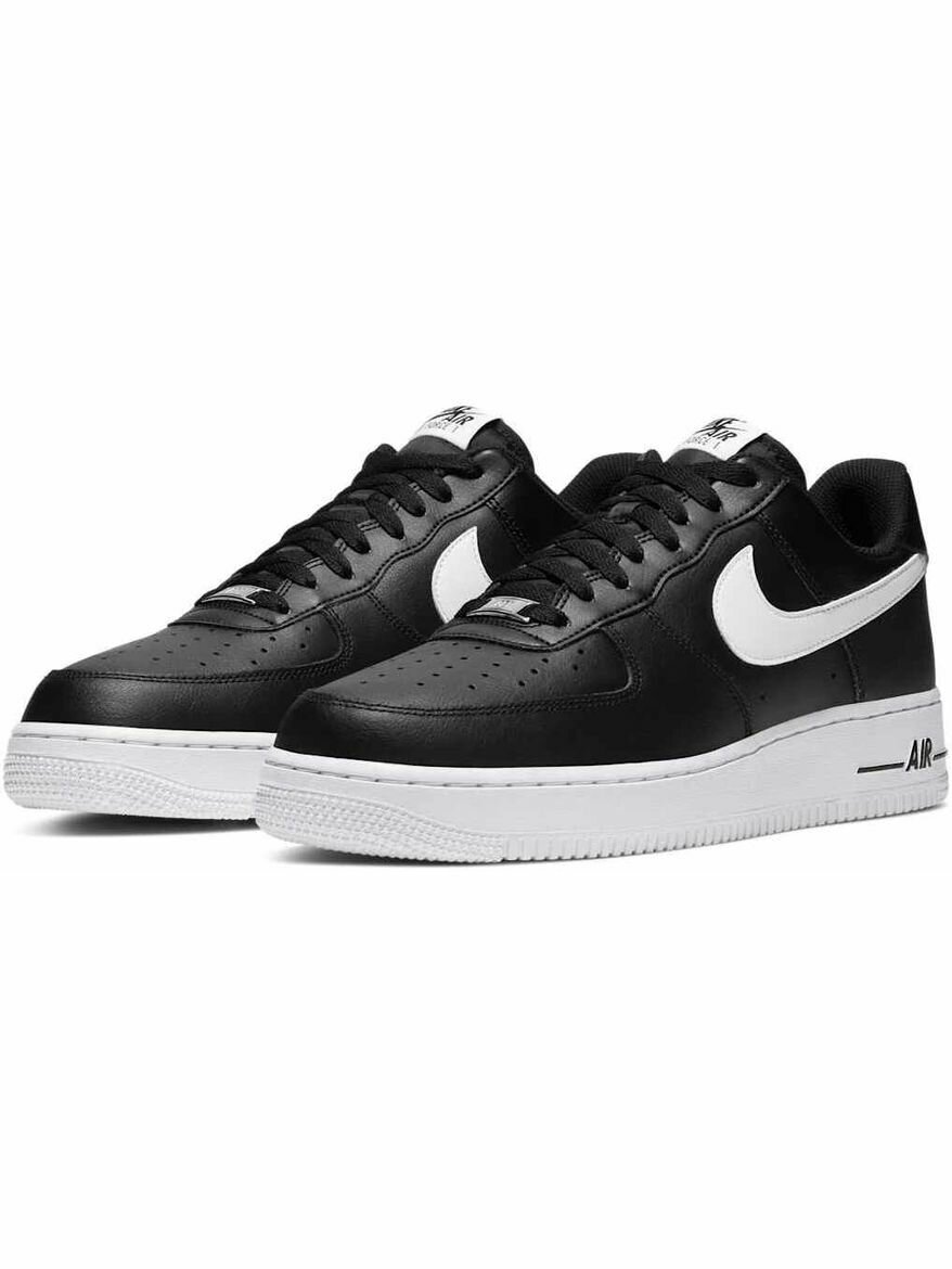 Кеды NIKE Air Force 1 '07, полнота F, размер 8,5 US, чёрный — фото 1