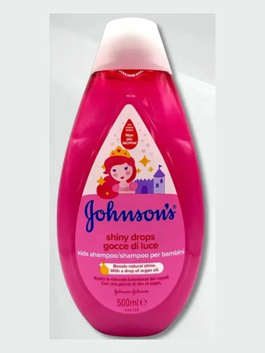 Шампунь Johnsons baby розовый 500 мл без слез детский для волос