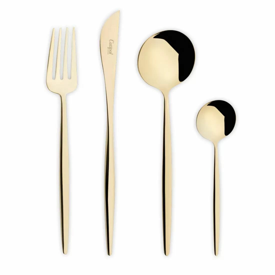 Набор столовых приборов Cutipol Moon Mirror Polished Champagne MO.006. CH