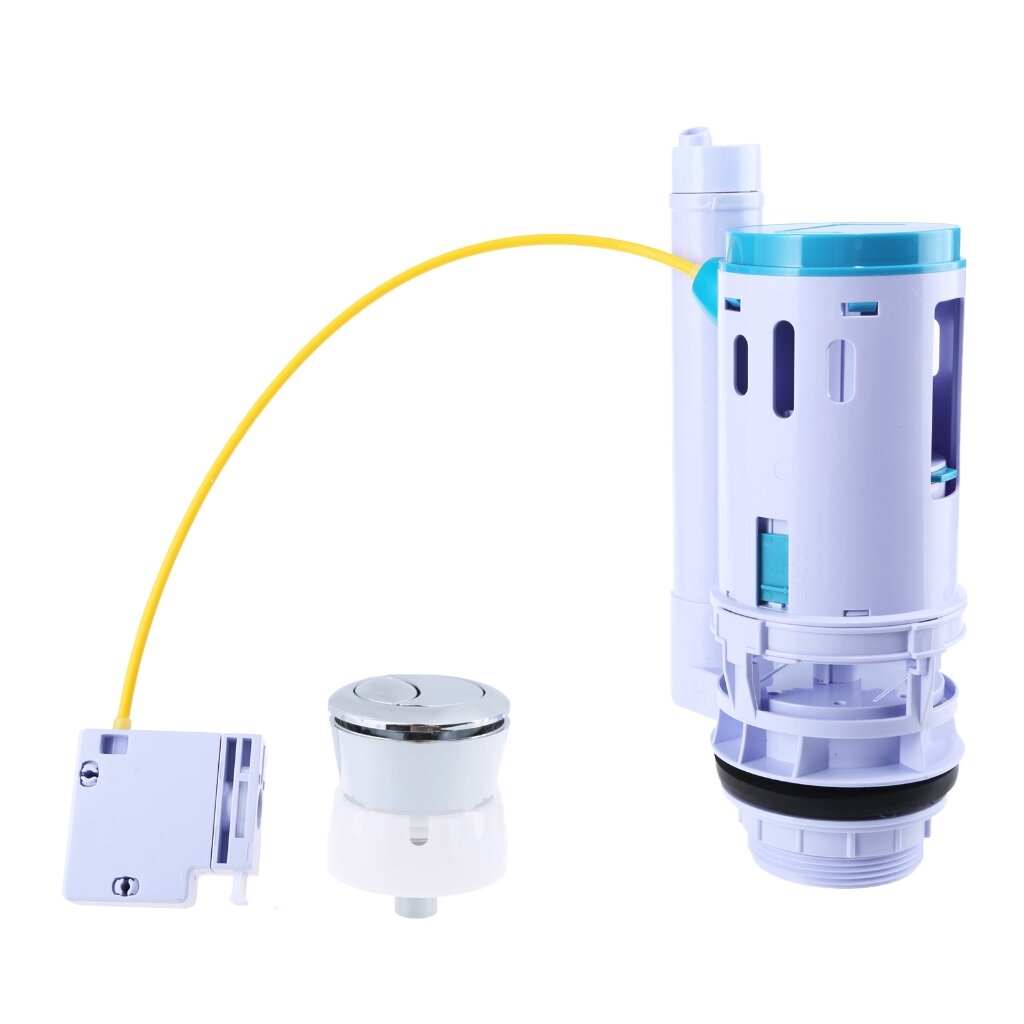 Комплект модернизации унитаза с двойным смывом. Замена регулируемого бачка. Современный смыв для унитаза. Простая установка.