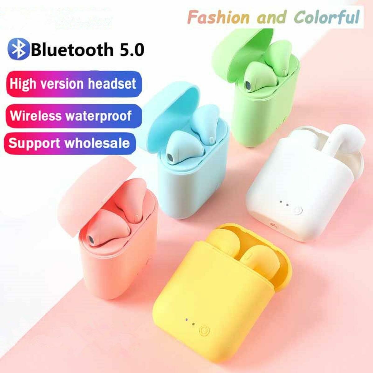 I7Mini2 Новые беспроводные наушники TWS с Bluetooth 5.0 и микрофоном, зарядное устройство для всех смартфонов, мини-науш