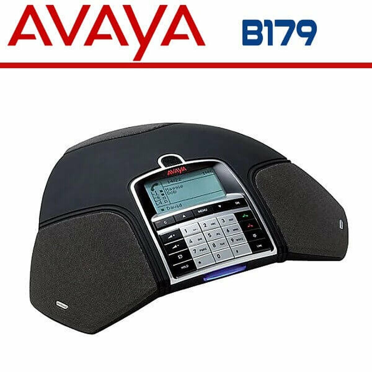 VoIP-телефон Avaya B179, 16 участников конференции, поддержка SIP, монохромный дисплей, черный