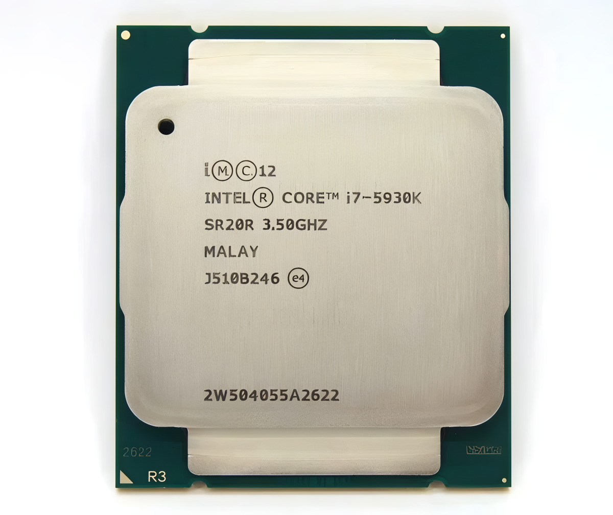 Процессор Intel Core i7-5930K Haswell-E, 3500MHz, LGA2011-3, L3 15360Kb, OEM (CM8064801548338)