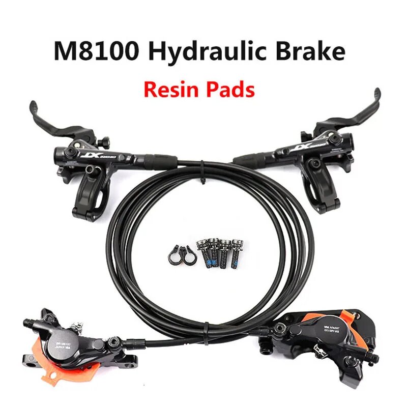 SHIMANO MT410 Гидравлические дисковые тормоза 2 поршня черные M8100 Resin