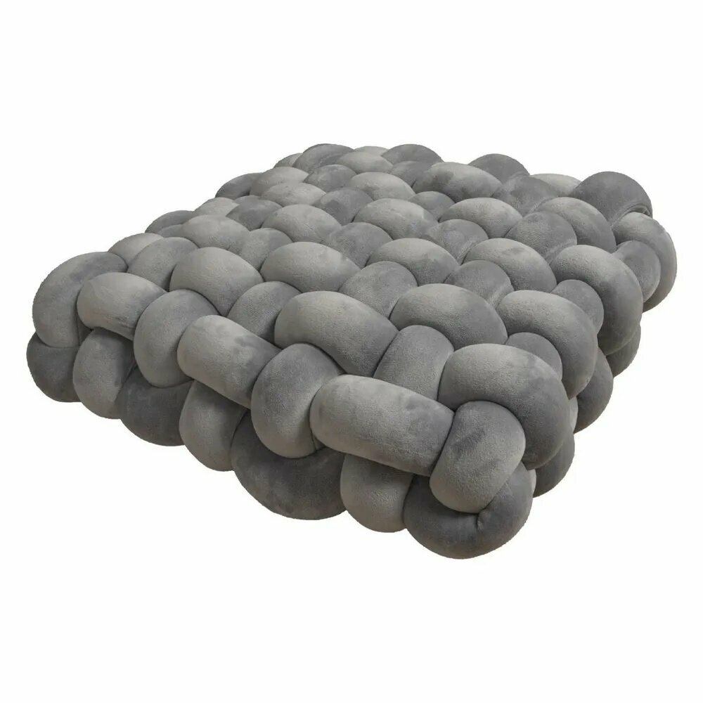 Подушка-Валик, анатомическая форма, 30 см x 33 см, темно-серая