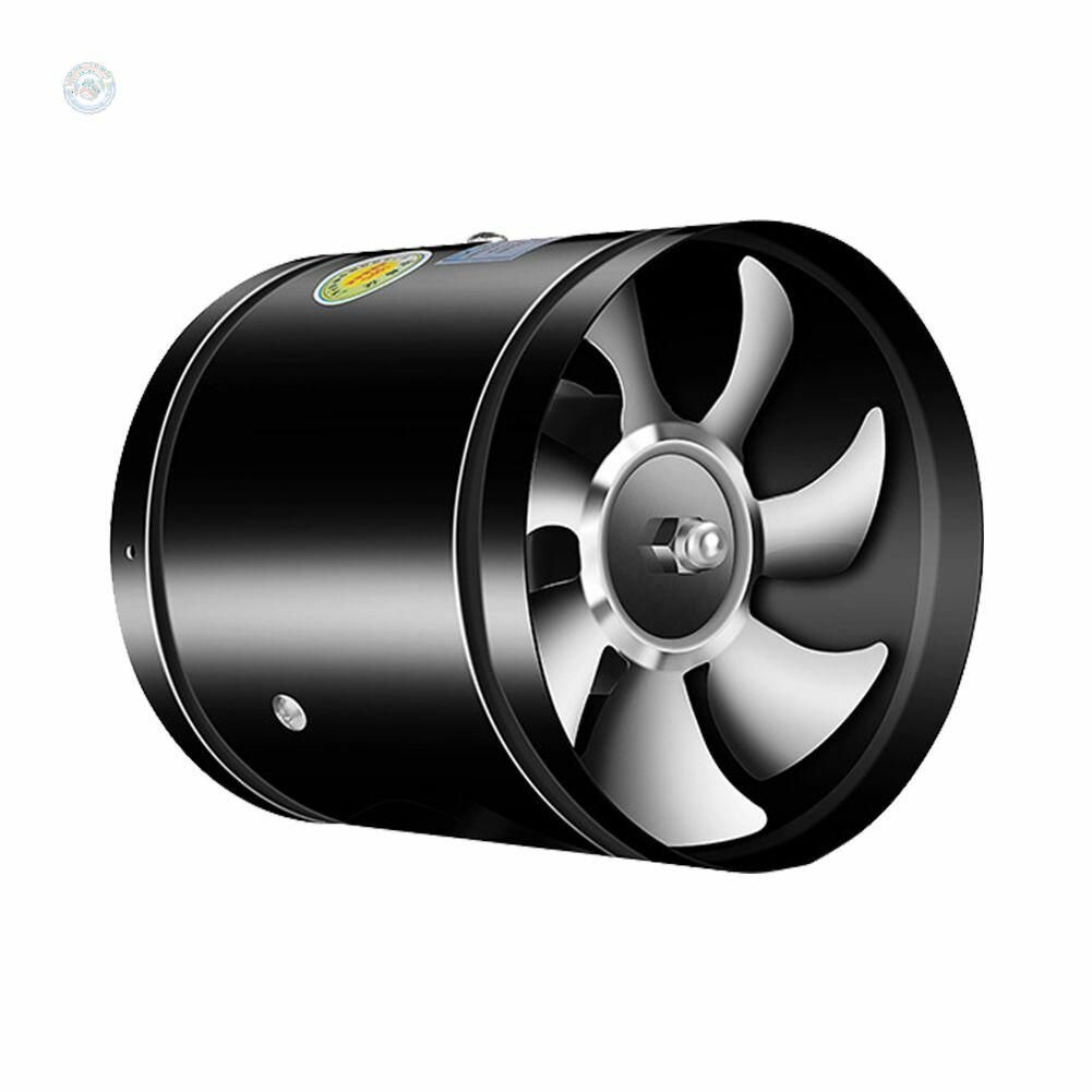 Трубный вытяжной вентилятор 2800RPM для кухни и ванной, настенный металлический, мощная вентиляция, универсальный для дома и офиса, тихий и компактный