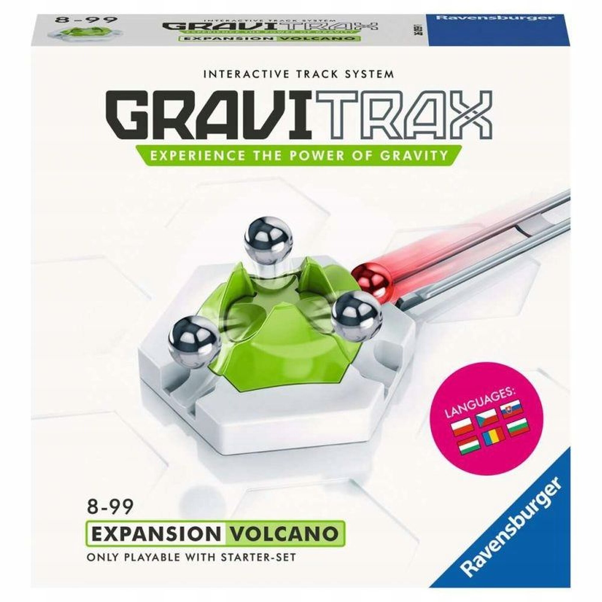 Конструктор Ravensburger "Gravitrax Volcano", модульная система, для развития логики и моторики