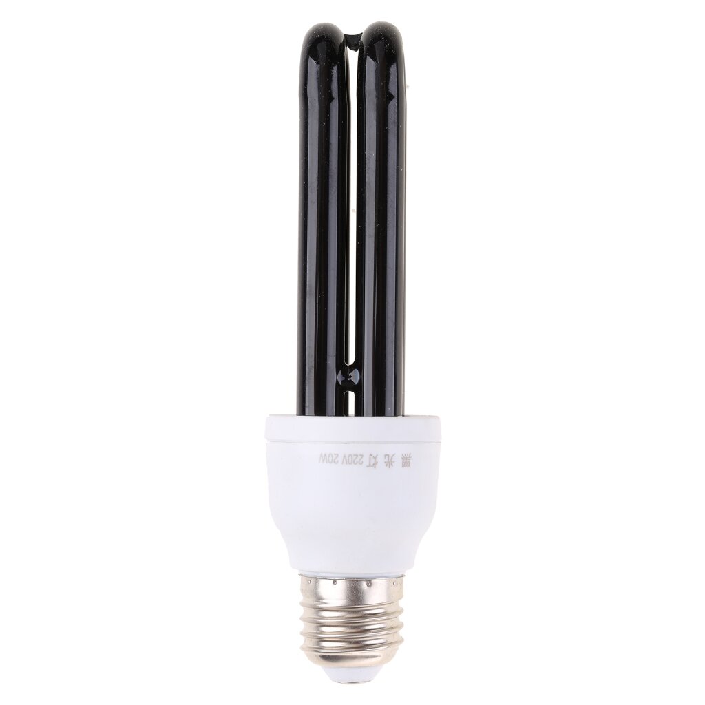 220V 20W E27 Ультрафиолетовая Флуоресцентная Лампа Blacklight CFL Замена Лампы Ультрафиолетовый Свет Ультрафиолетовая Лампа Мухоловка