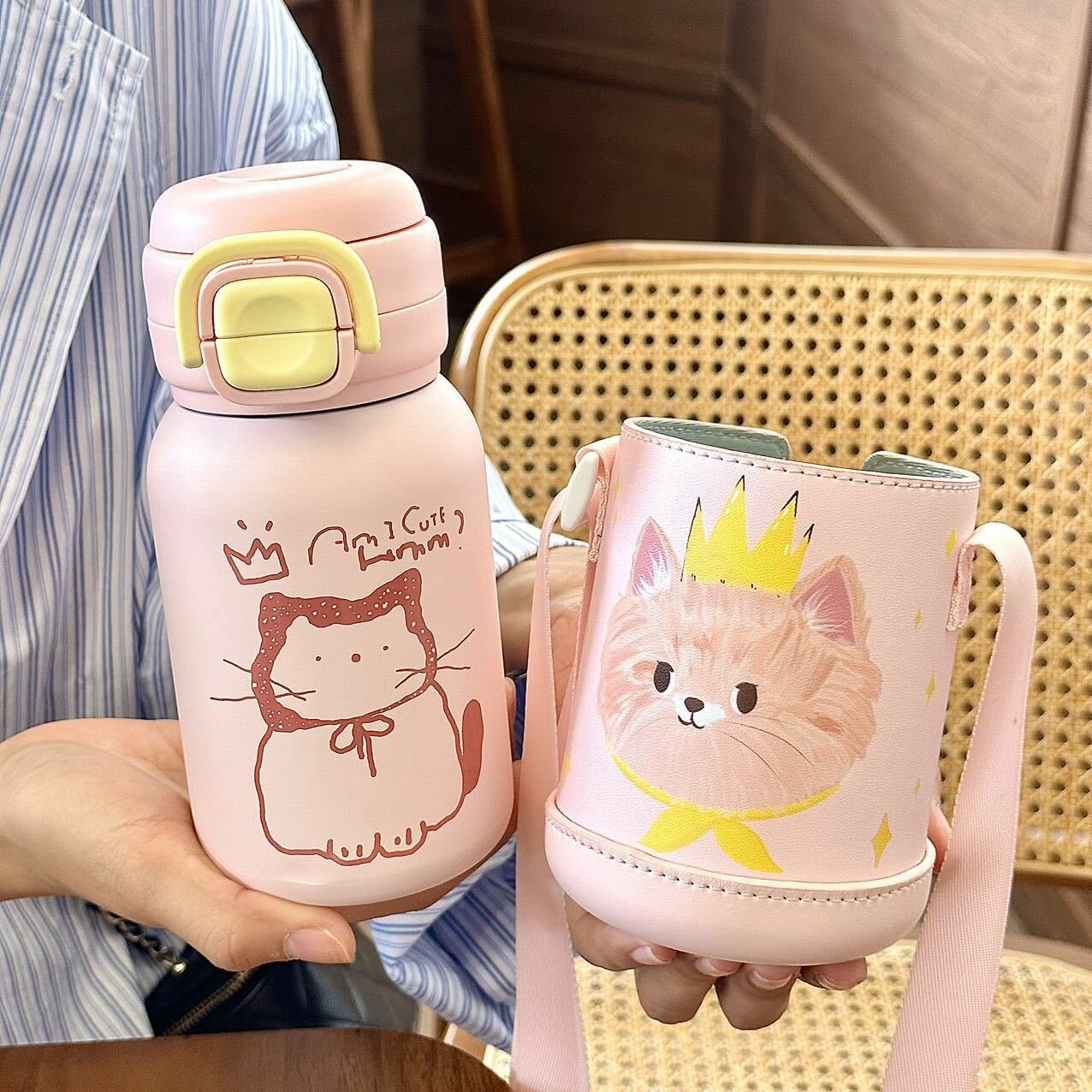 Кружка-бабочка, керамическая чашка для воды, подарок для девочек,500 мл