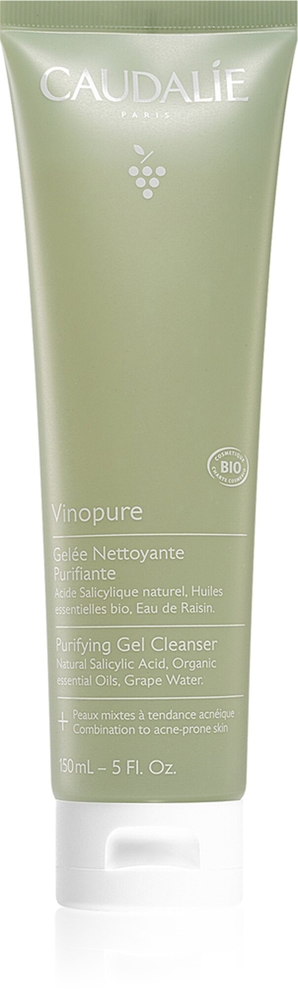 Очищающий гель Caudalie "Vinopure", для проблемной кожи, 150мл
