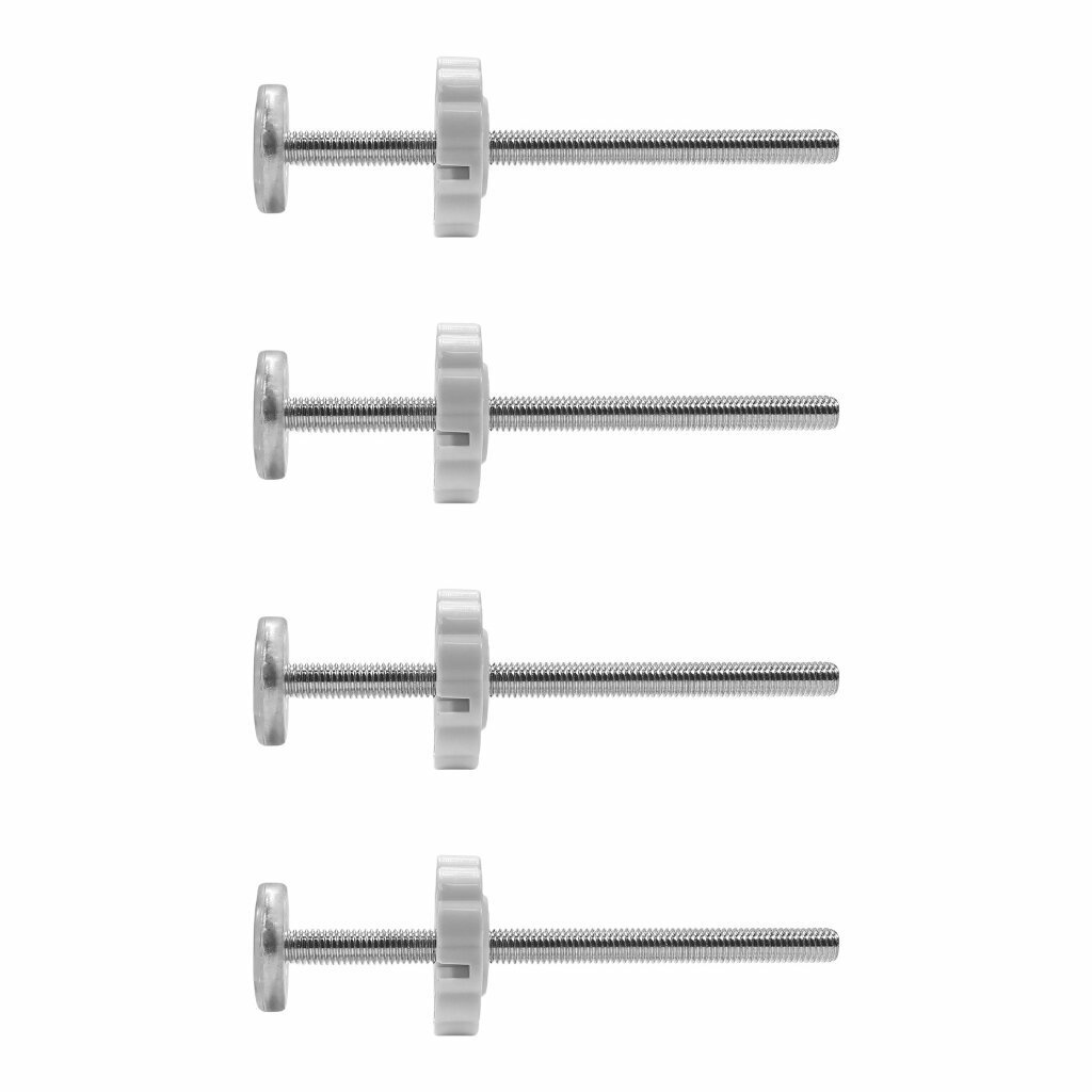4 крепежных болта для защитной дверной рейки