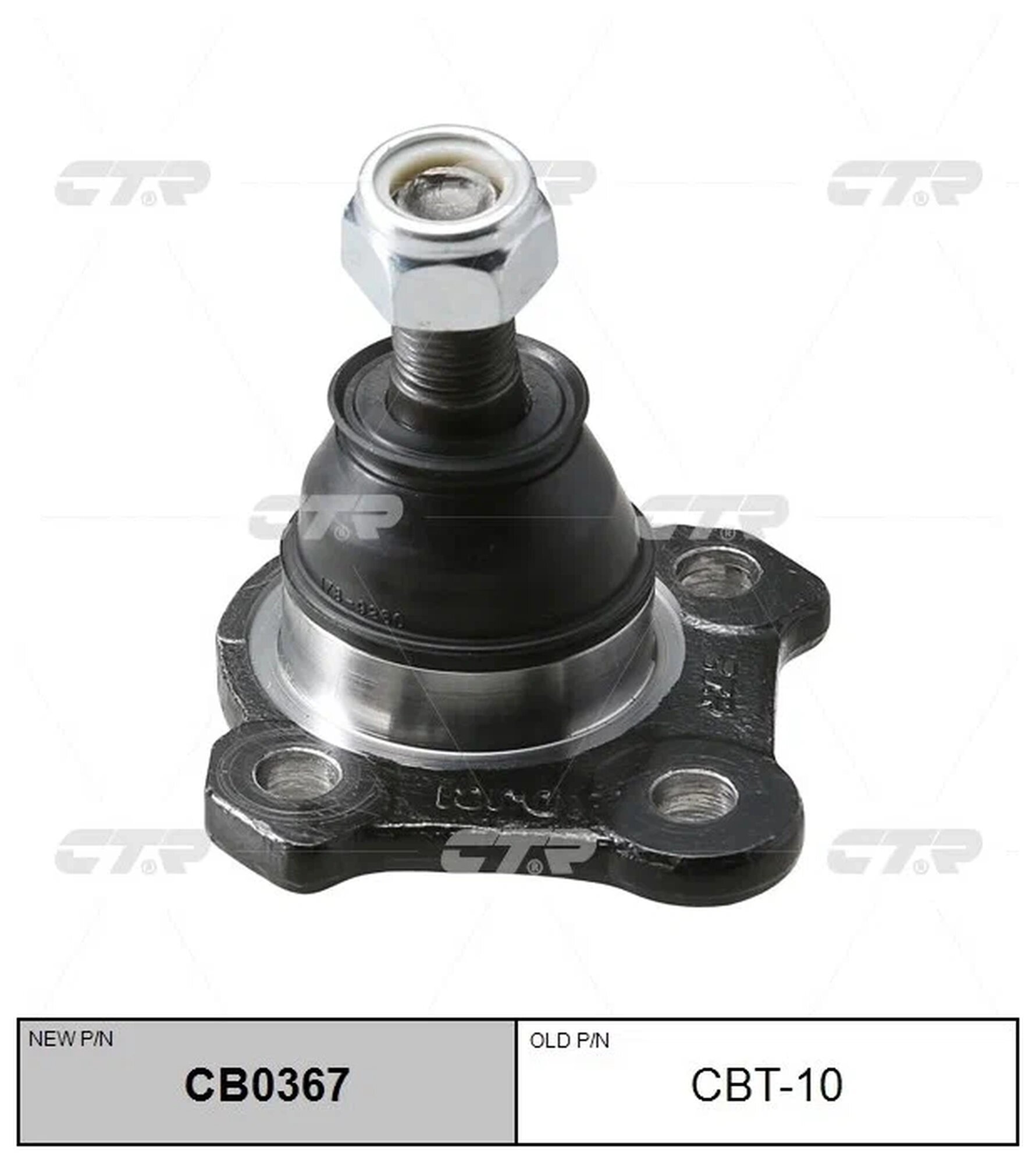 Опора шаровая CTR CB0367, для легковых автомобилей