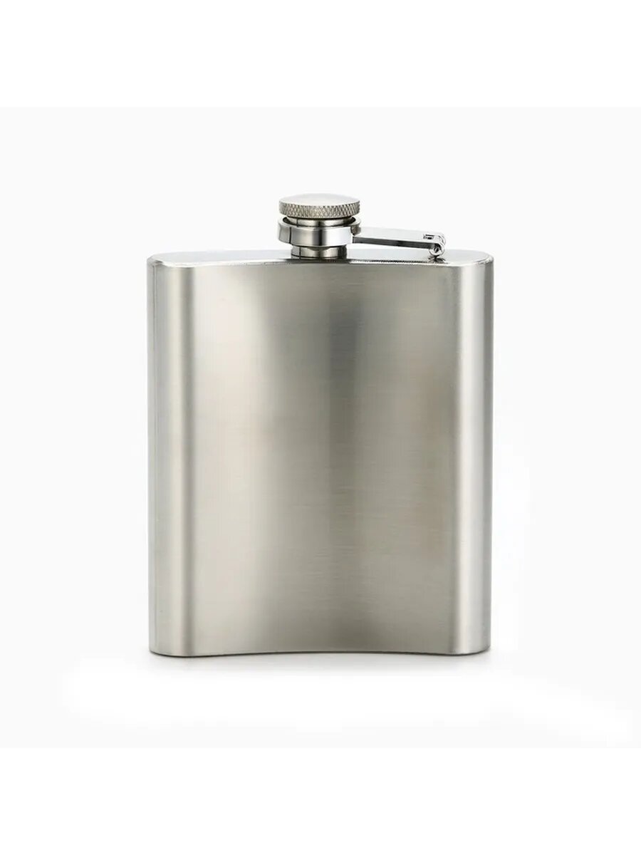 Мужская металлическая фляжка для напитков