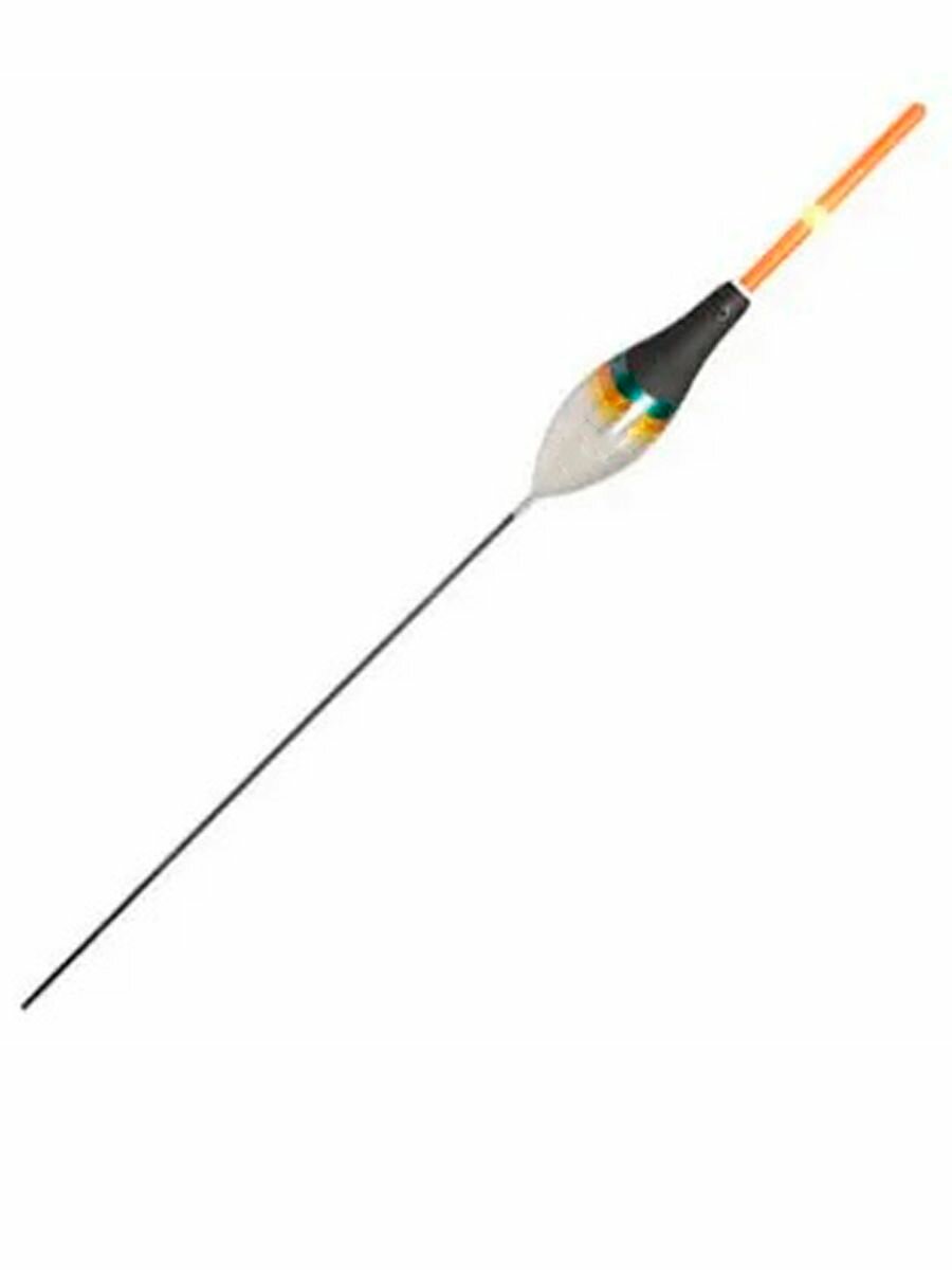 Поплавок для рыбалки Briscola BS-534-080 бальсовый, фиберглассовый киль, сменная модульная антенна, в упаковке 10 штук