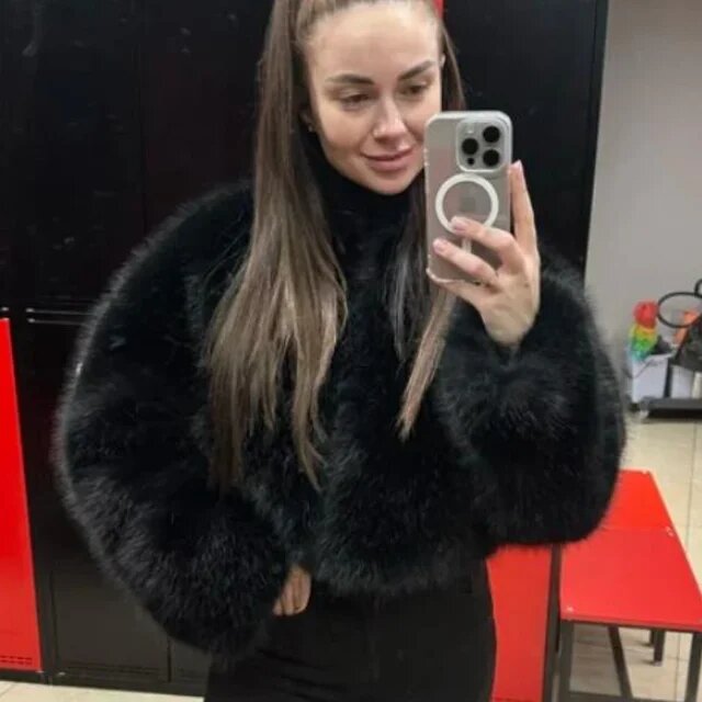 Распродажа мехового пальто для женщин, теплое, пушистое, с длинным рукавом, свободный, с V-образным вырезом, женская верхняя одежда, осень-зима, модное, уличное, универсальное женское пальто
