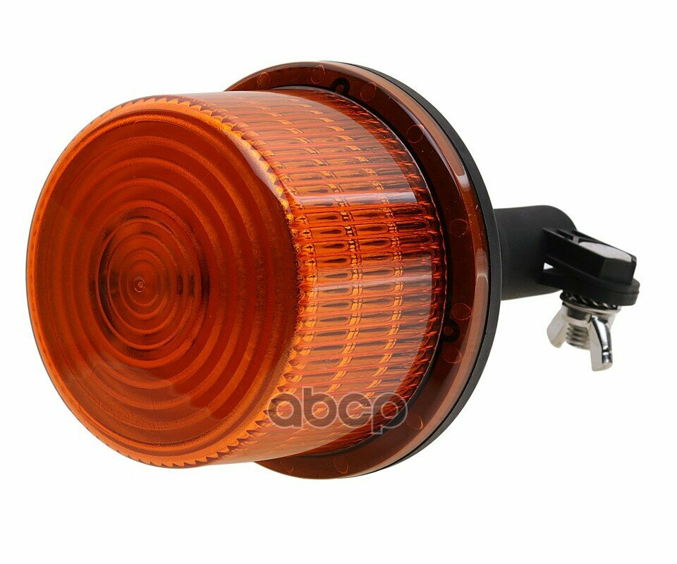 Маяк импульсный 12/24V светодиодный кронштейн DIN желтый MEGAPOWER MEGAPOWER Automotive арт. 370-34-007