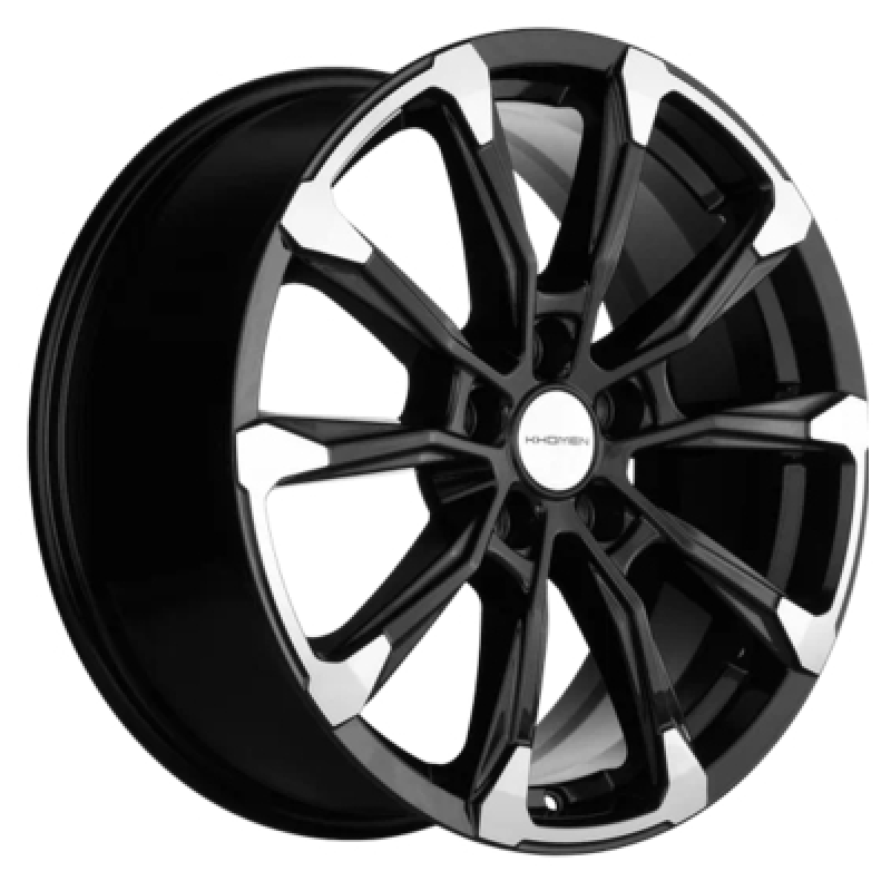 Диск колесный Khomen Wheels KHW1808 (Outlander) 7,5x18 5x114,3 Dia67.1 ET38 цвет Black-FP