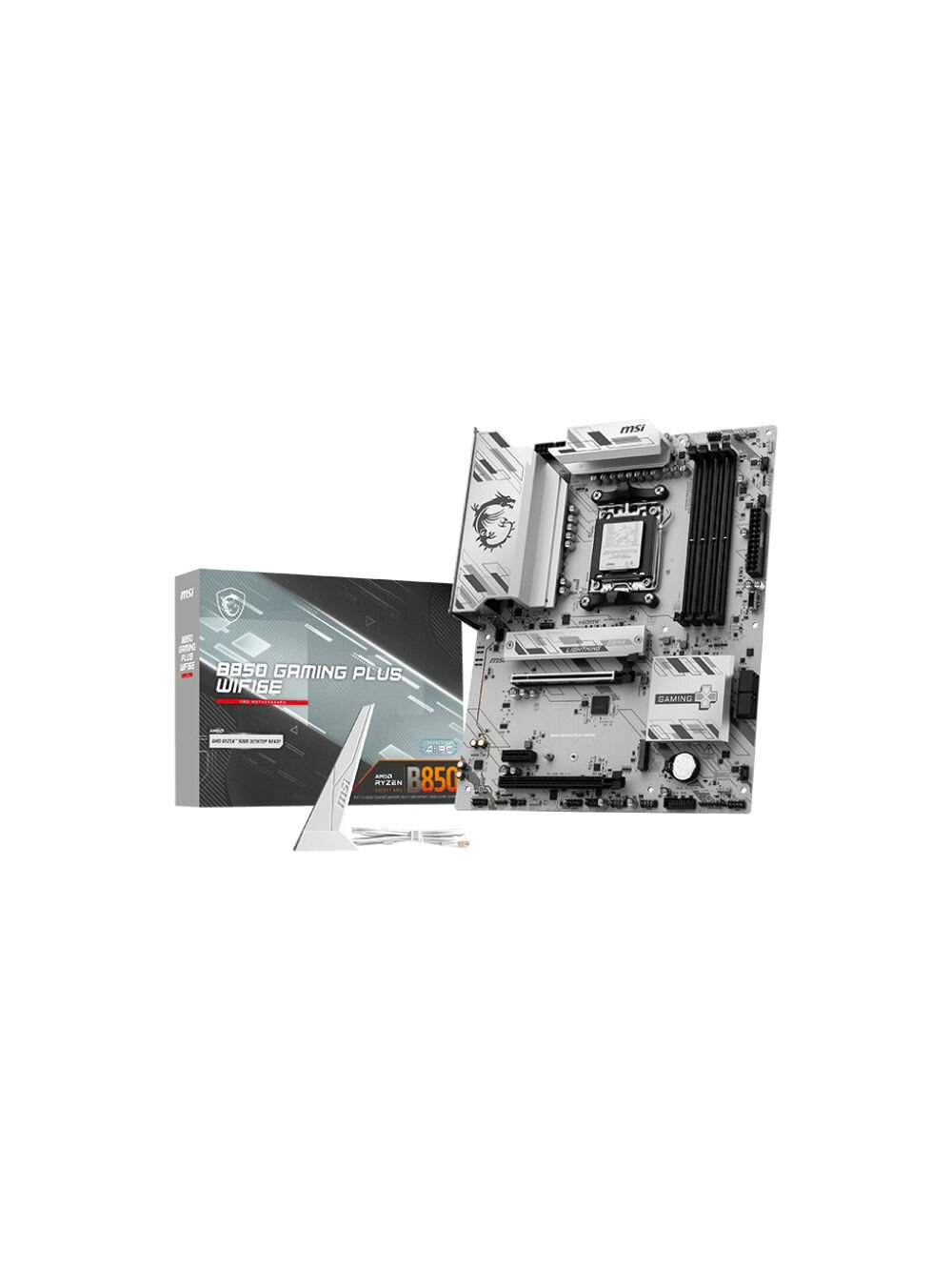 Материнская плата MSI B850 GAMING PLUS WIFI6E (AM5, AMD B850, DDR5, 256 ГБ, ATX 24 pin), B850 GAMING PLUS WIFI6E