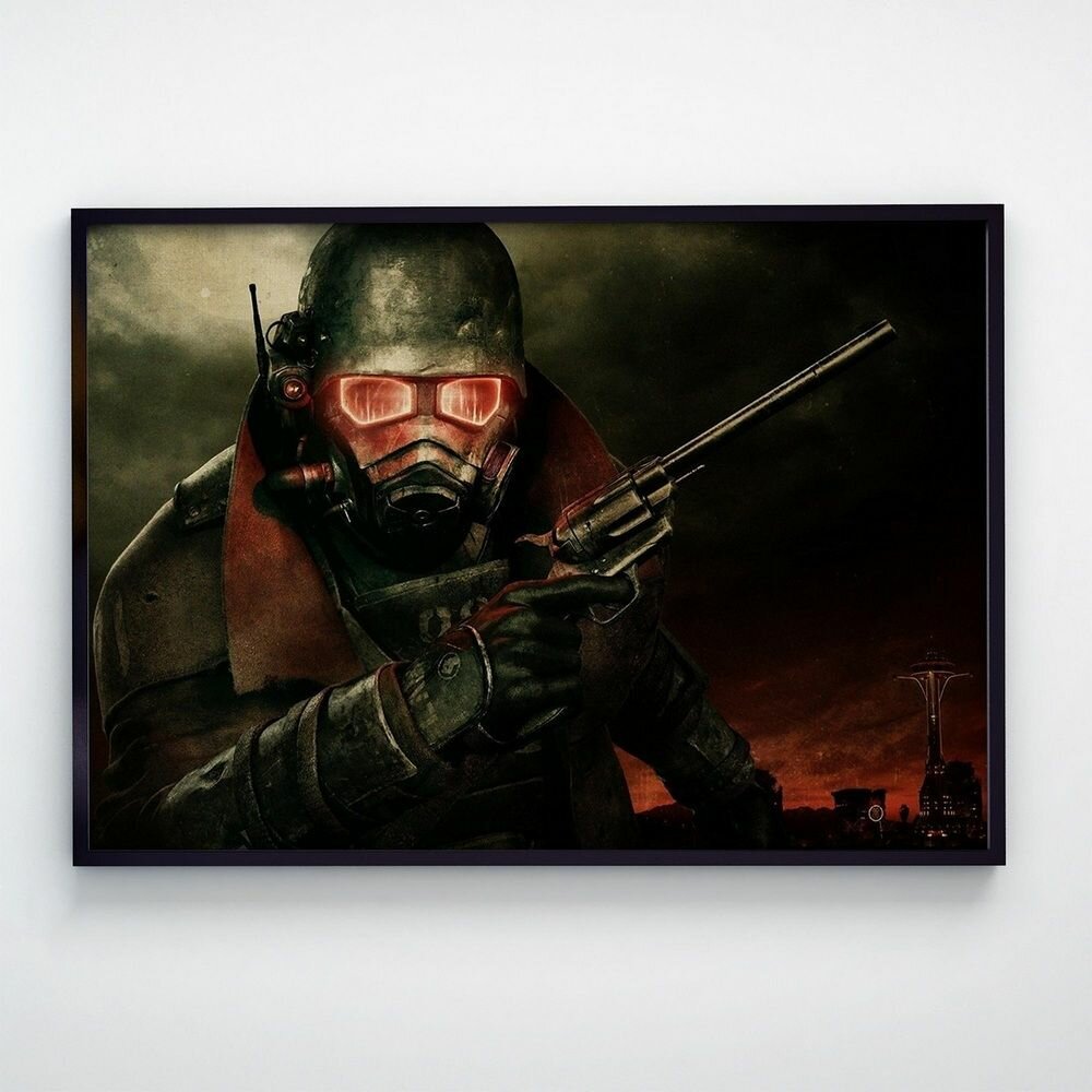 Плакат, постер Fallout на бумаге, размер 21х30см