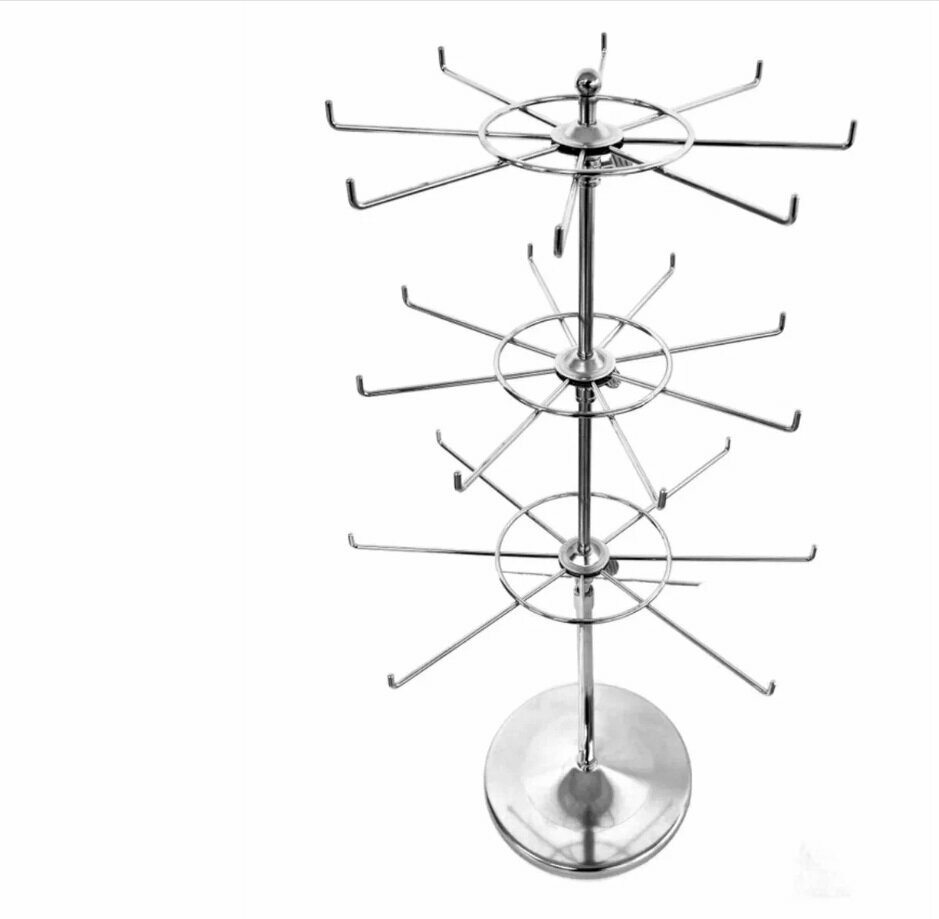 Вешало настольное, Вешалка для бижутерии, Стойка с крючками. Размер 650х350 мм.- 1 шт.