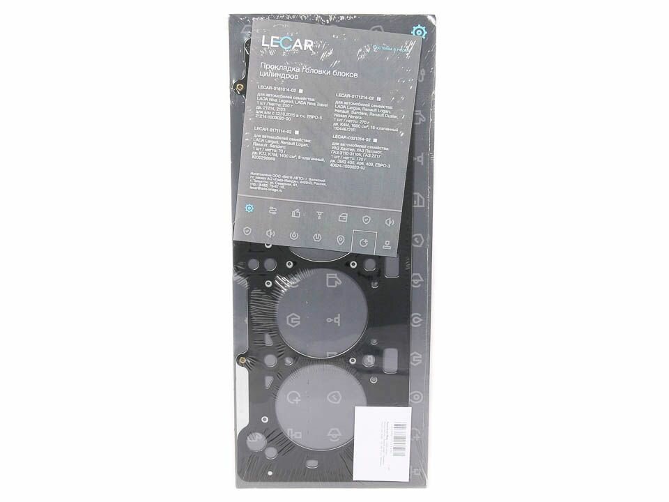 Прокладка ГБЦ Largus Logan Sandero Duster дв K4M 16кл 1 6 LECAR металл LECAR017121402