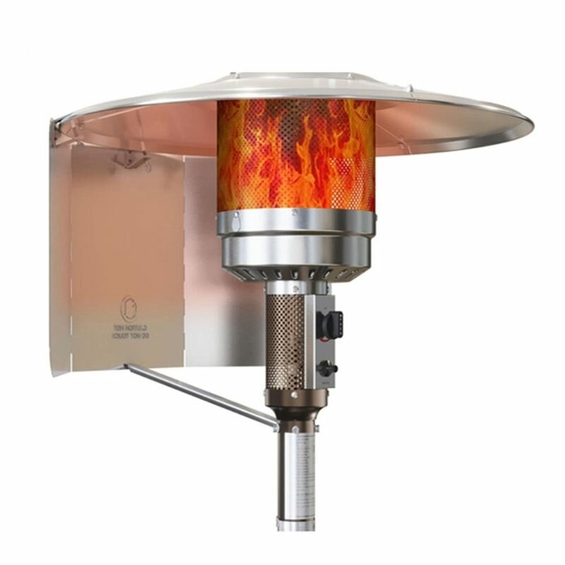 Алюминиевая ветрозащитная панель для газового обогревателя, Стойка из нержавеющей стали