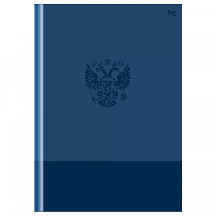 Бизнес-блокнот А4 твердая обложка 80 листов (BG) Россия ламинация глянцевая арт ББ4т80_лг 57563