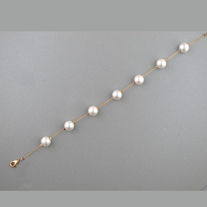 Браслет, жемчуг имитация