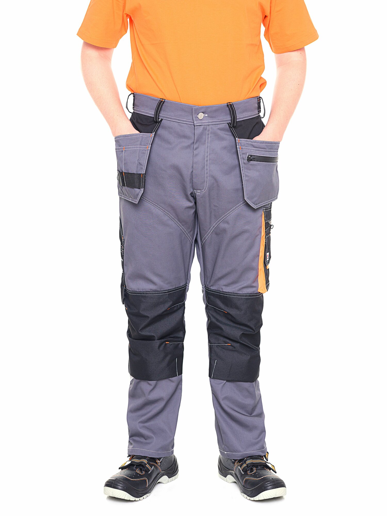 Брюки рабочие Мастер 22, мужские, серый, размер 60-62, рост 182-188, летние, плотная ткань