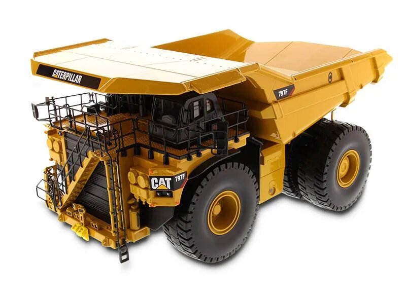 Коллекционная модель шахтного самосвала CAT 797F 1:50 от DM , Детализированная игрушка из сплава, Подарок для мужчин и коллекционеров (арт. 85655)