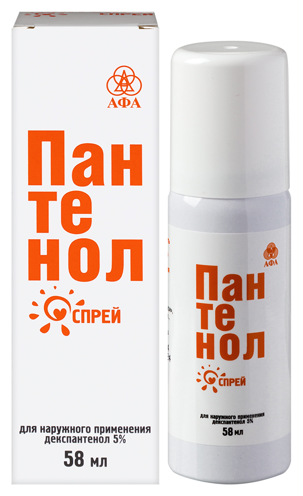 Пантенол аэрозоль 58мл Арго