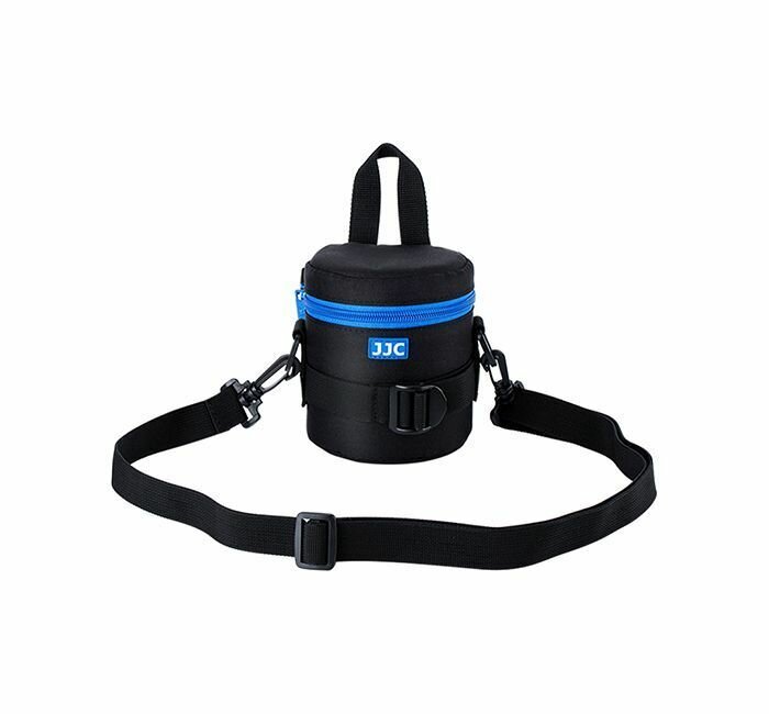 JJC DLP-1II водонепроницаемый чехол объектива с плечевым ремнем для Canon Nikon Sony 18-55мм, 50мм f1.8, Fujifilm XC 15-45мм 16-50мм объектив (до 78 x 115мм)