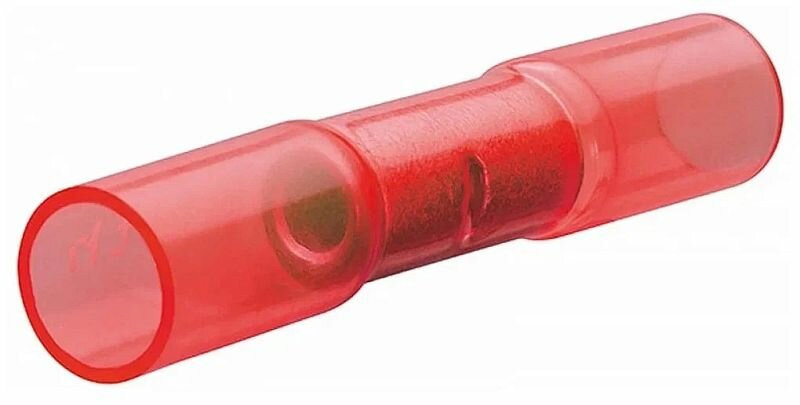 Соединитель термоусадочный Eco, сечение провода 0,5-1,5 мм кв, красный (100 шт)