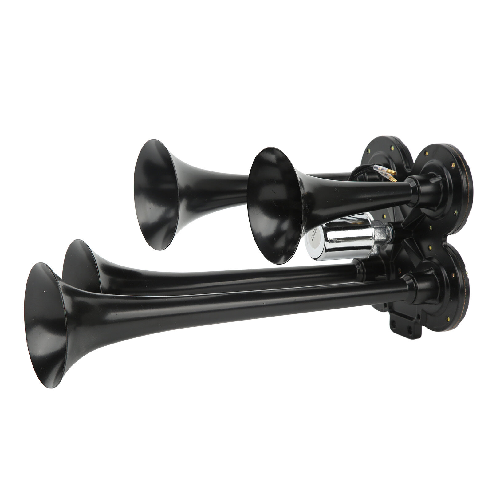 4 трубы воздушный компрессор гудок 150 дБ 12 В супер громкий универсальный подходит для автомобилей грузовиков лодок поездов