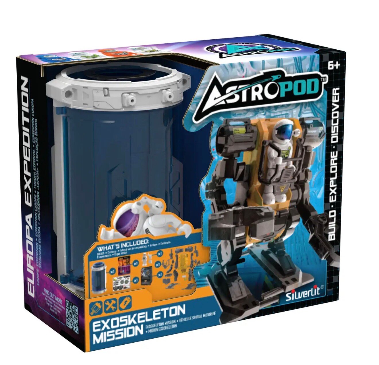 Игра Astropod Экзоскелет Миссия 80334, фигурки, батарейки ААА, от 6 лет