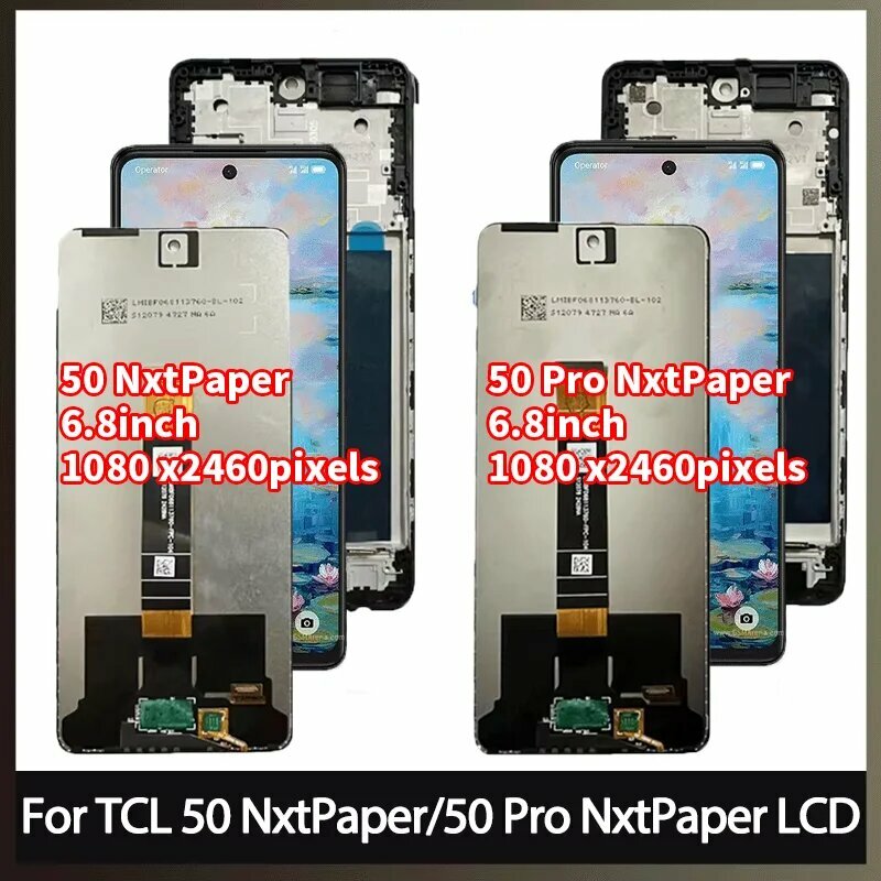Дисплей для TCL 50 Pro NxtPaper 5G с рамкой, 6.8"
