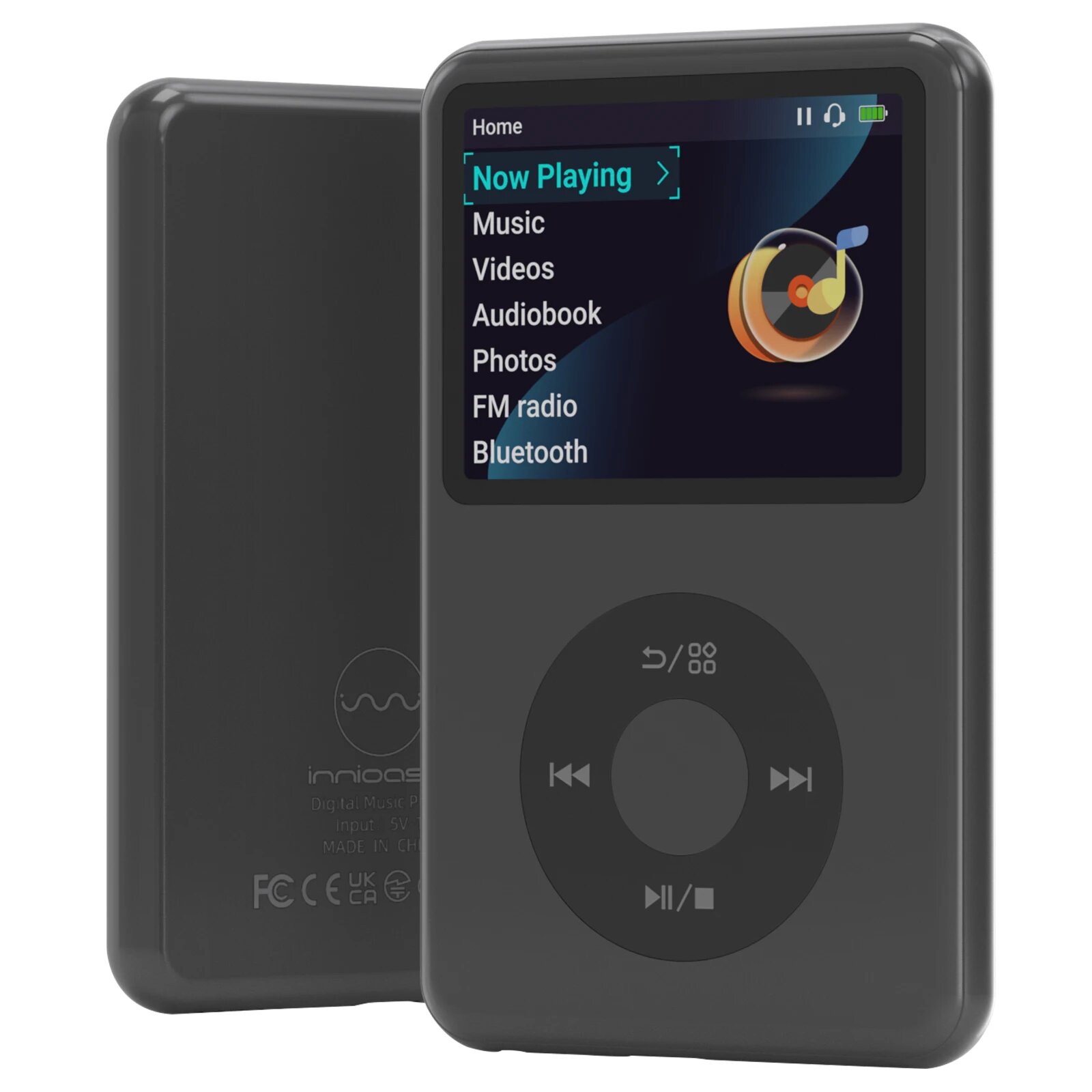 INNIOASIS Y1 MP3-плеер 128 ГБ черный