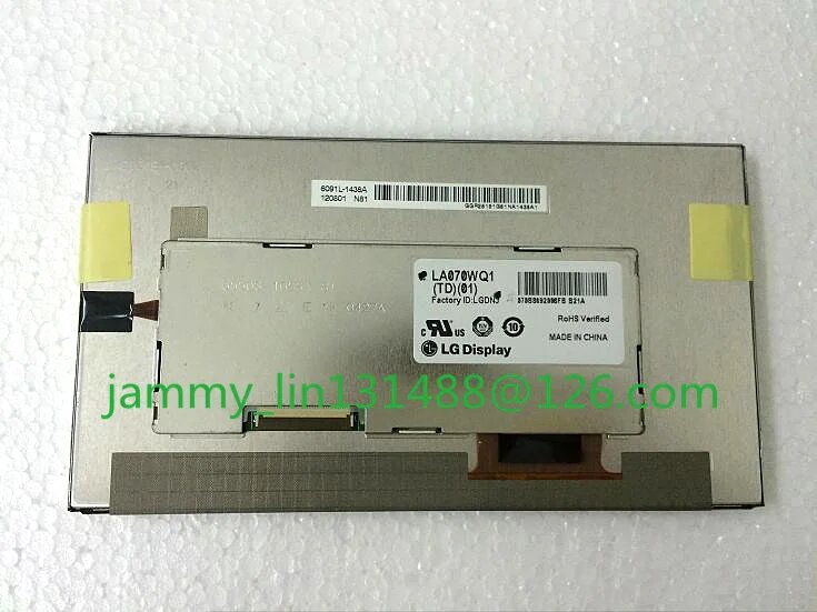 LA070WQ1(TD)(02) LA070WQ1(TD)(01) LA070WQ1 LA070WQ1-TD02 TD01 Оригинальный 7-дюймовый ЖК-дисплей для Mercedes-Benz Buickk OPEL Bosh NAVI
