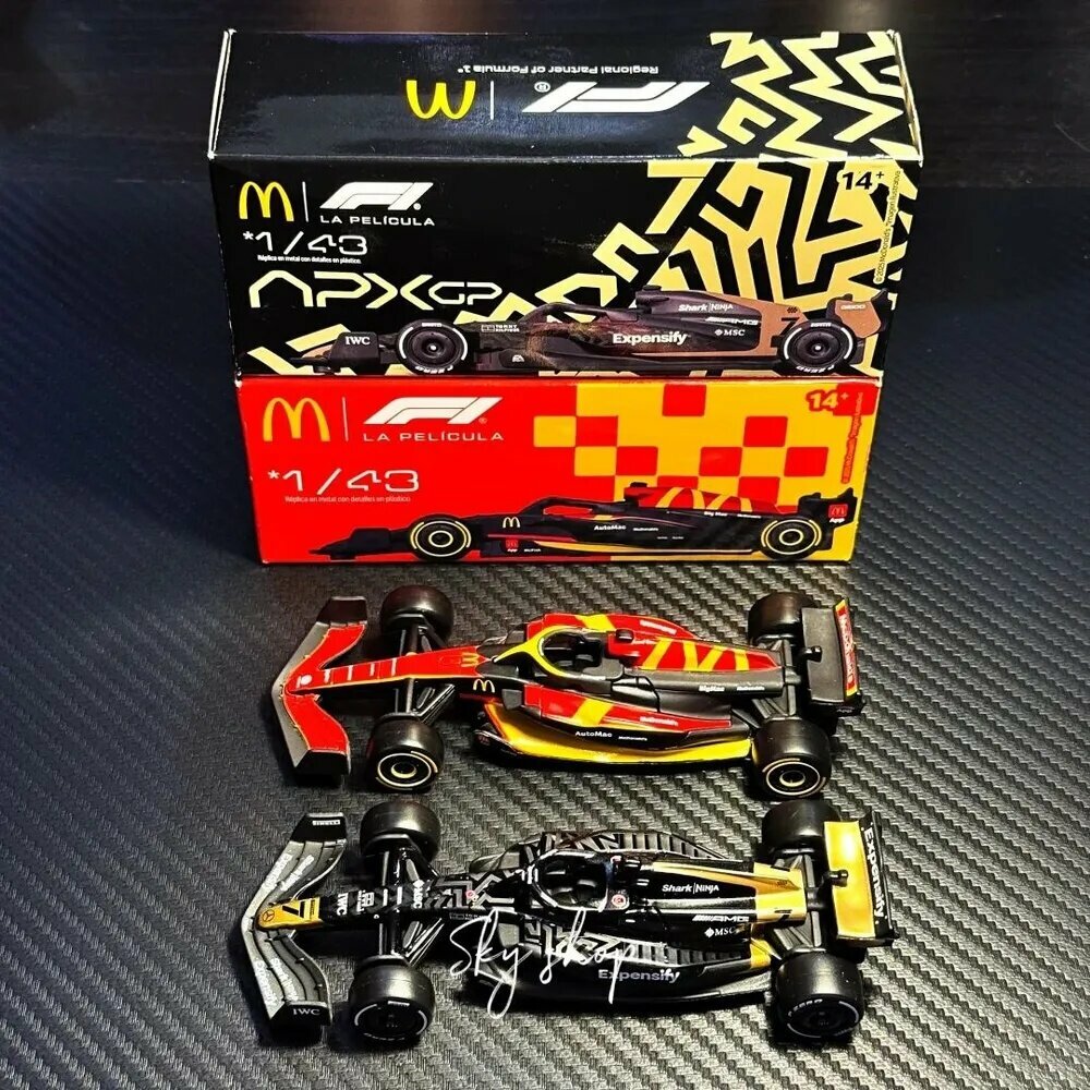 Машинка McDonald's x F1 1:43 формула 1 APXGP F1 Movie Car