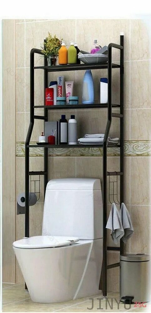 Стеллаж для ванной, 50х25х160 см