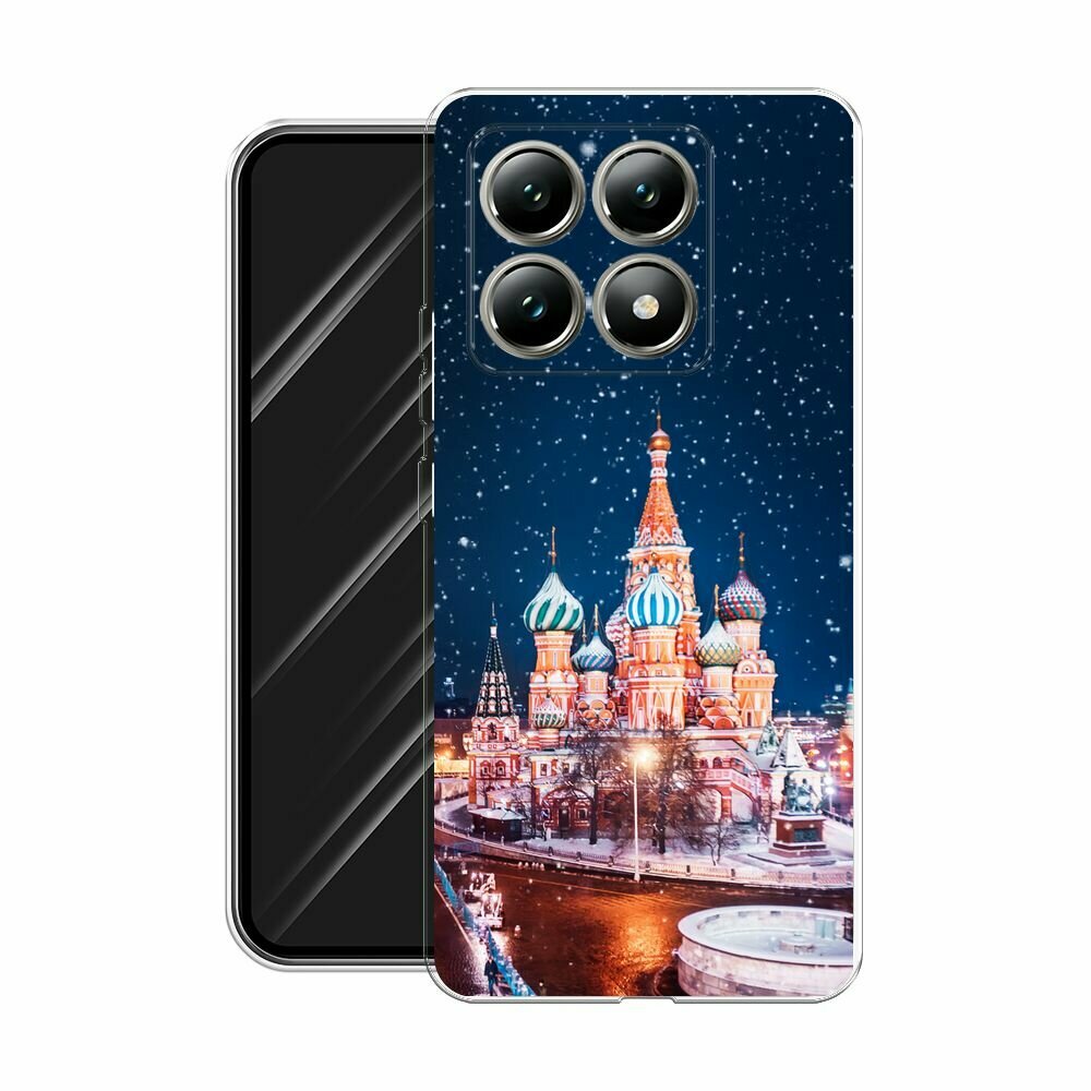 Силиконовый чехол на Xiaomi 14T / Сяоми 14T с принтом "Москва 1" — фото 1