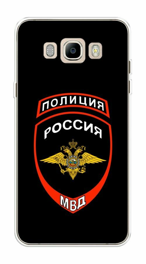 Чехол на Samsung Galaxy J7 2016 / Самсунг Галакси Джей 7 2016 с принтом "Эмблема Полиции"