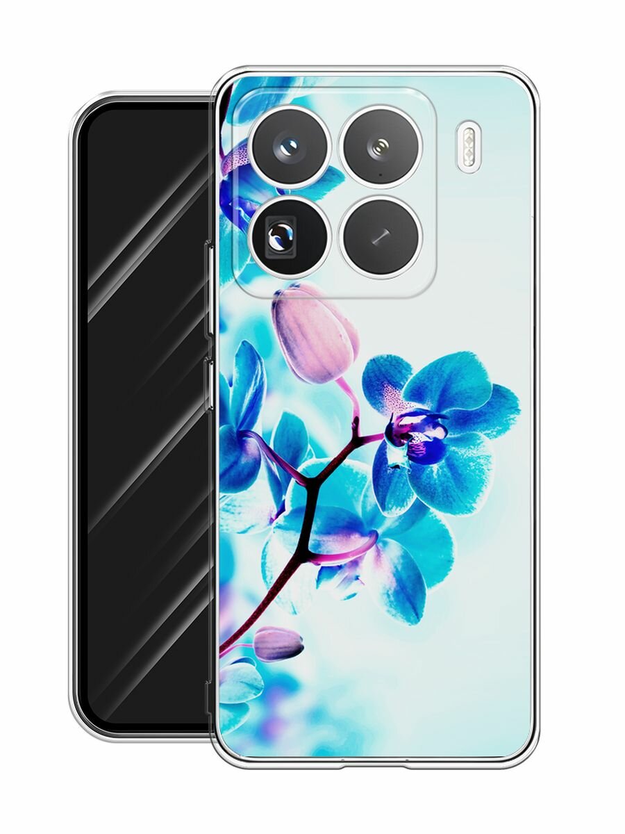 Чехол на Xiaomi 15 Pro / Сяоми 15 Про с принтом "Голубая орхидея" — фото 1