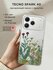 Чехол на Tecno Spark 40 / Текно Спарк 40 с принтом "Дикие полевые цветы", прозра...
