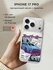 Чехол на Apple iPhone 17 Pro / Айфон 17 Про с принтом "JDM коллаж", прозрачный