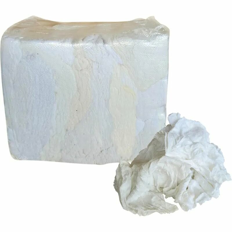 Ветошь махра белая Выбор Есть, 10 кг